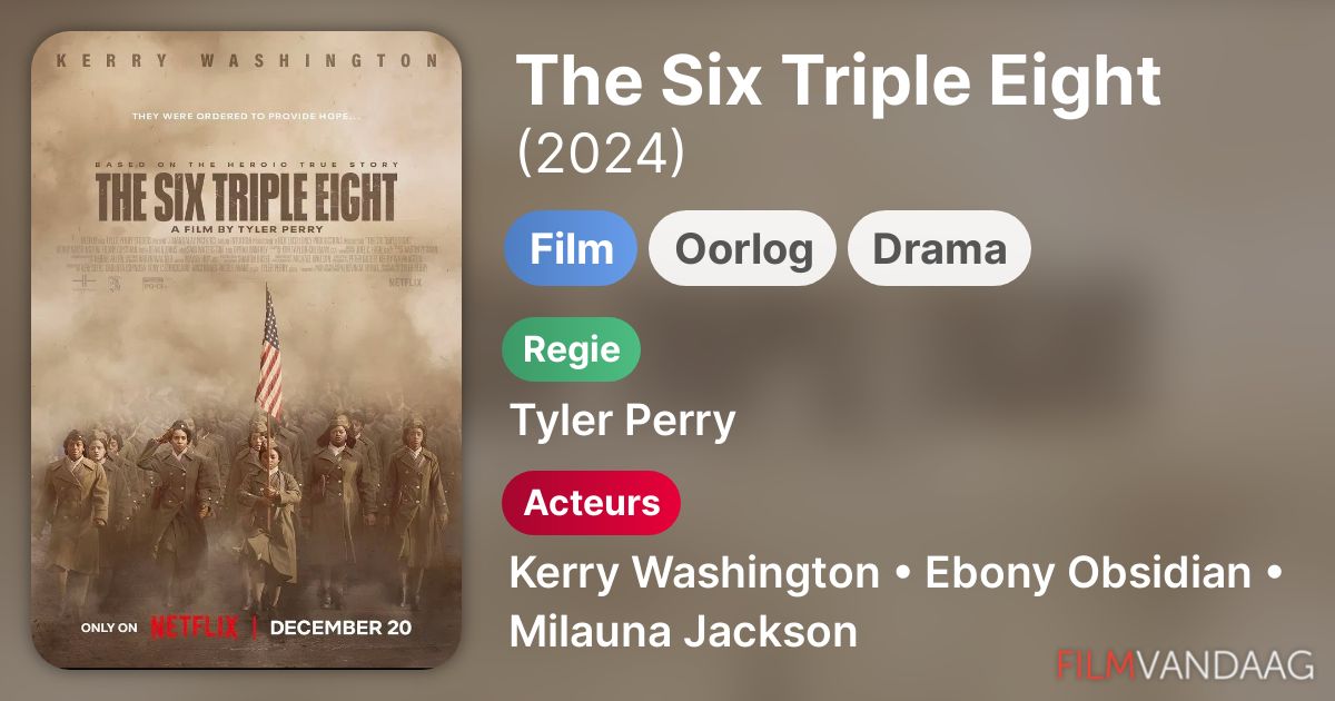 The Six Triple Eight (film, 2024) - FilmVandaag.nl