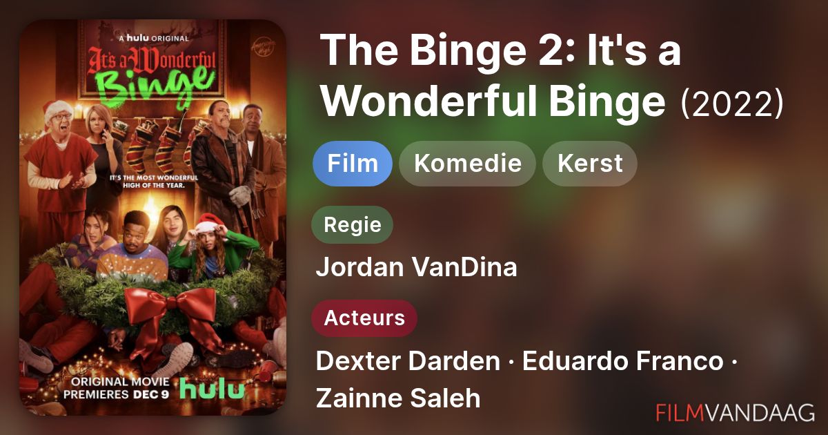 The Binge 2: It's a Wonderful Binge (film, 2022) - FilmVandaag.nl