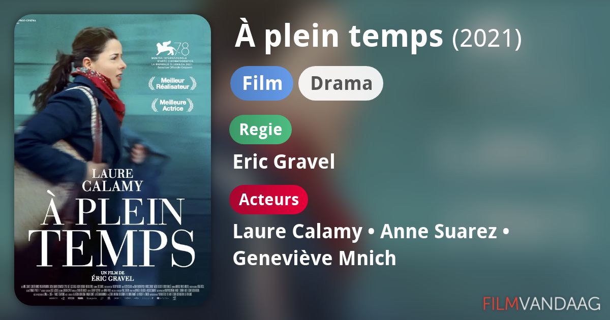 À plein temps (film, 2021) - FilmVandaag.nl