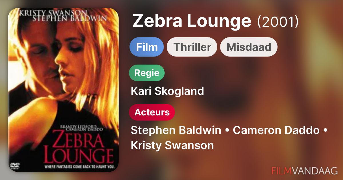 Zebra Lounge (film, 2001) - FilmVandaag.nl