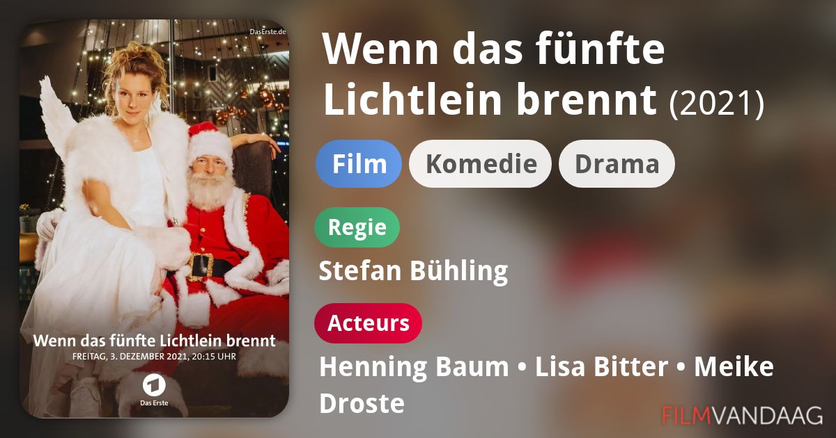 Wenn das fünfte Lichtlein brennt (film, 2021) - FilmVandaag.nl