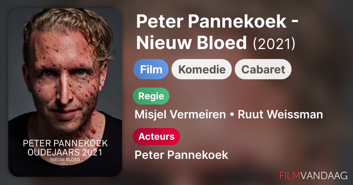 Peter Pannekoek Nieuw Bloed Film 2021 Kopen Op Dvd Of Blu Ray