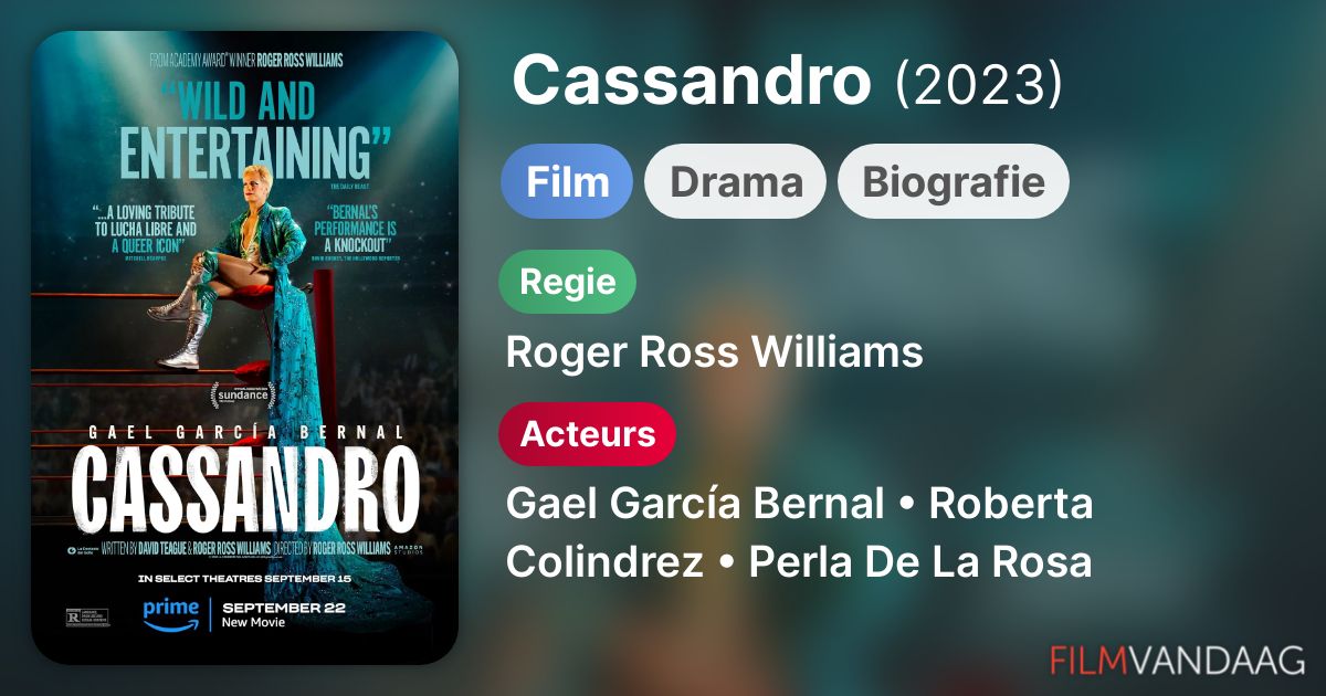 Cassandro (film, 2023) - FilmVandaag.nl