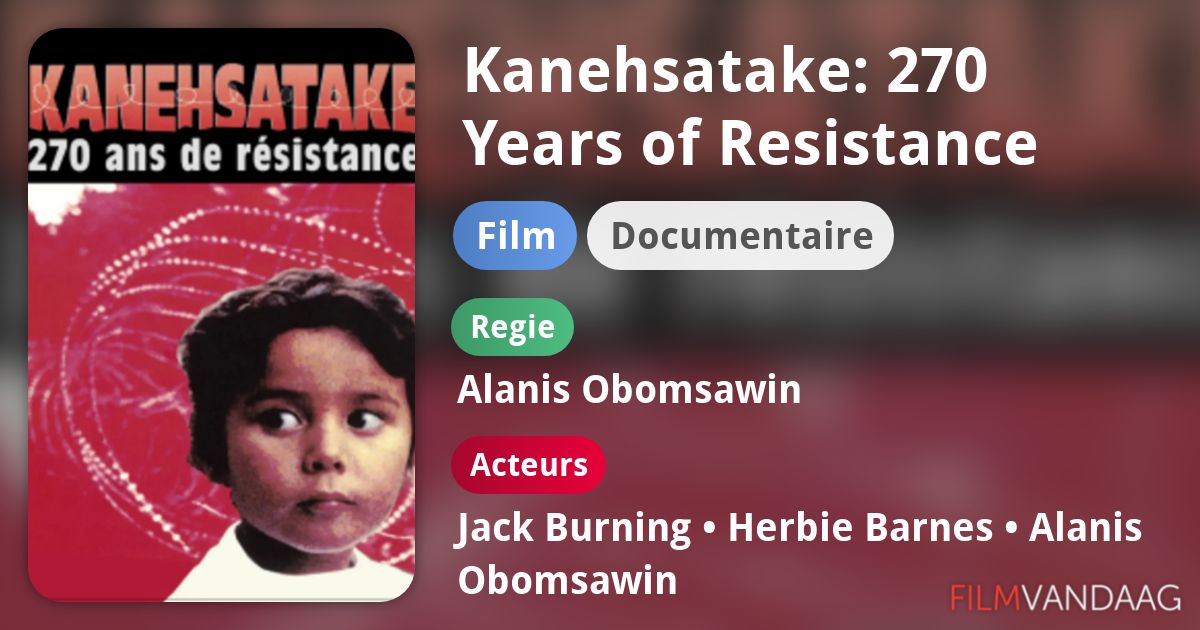 Kanehsatake: 270 Years of Resistance (film, 1993) - FilmVandaag.nl