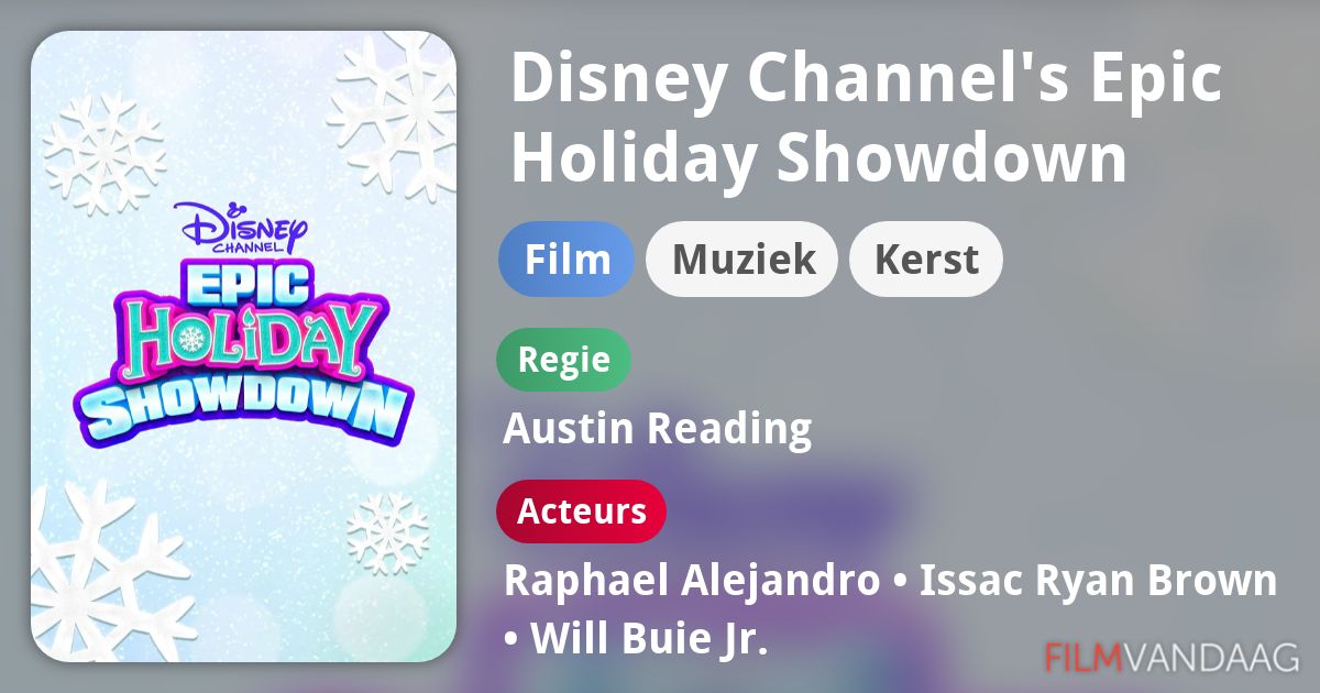 Disney Channel's Epic Holiday Showdown (film, 2020) - FilmVandaag.nl