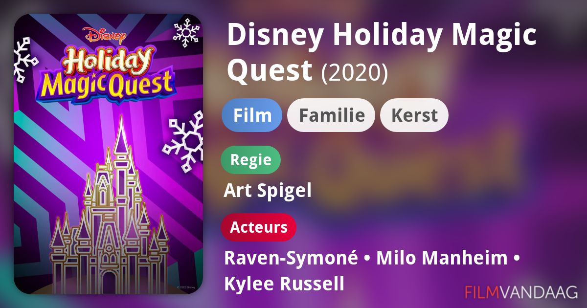 Disney Holiday Magic Quest (film, 2020) - FilmVandaag.nl