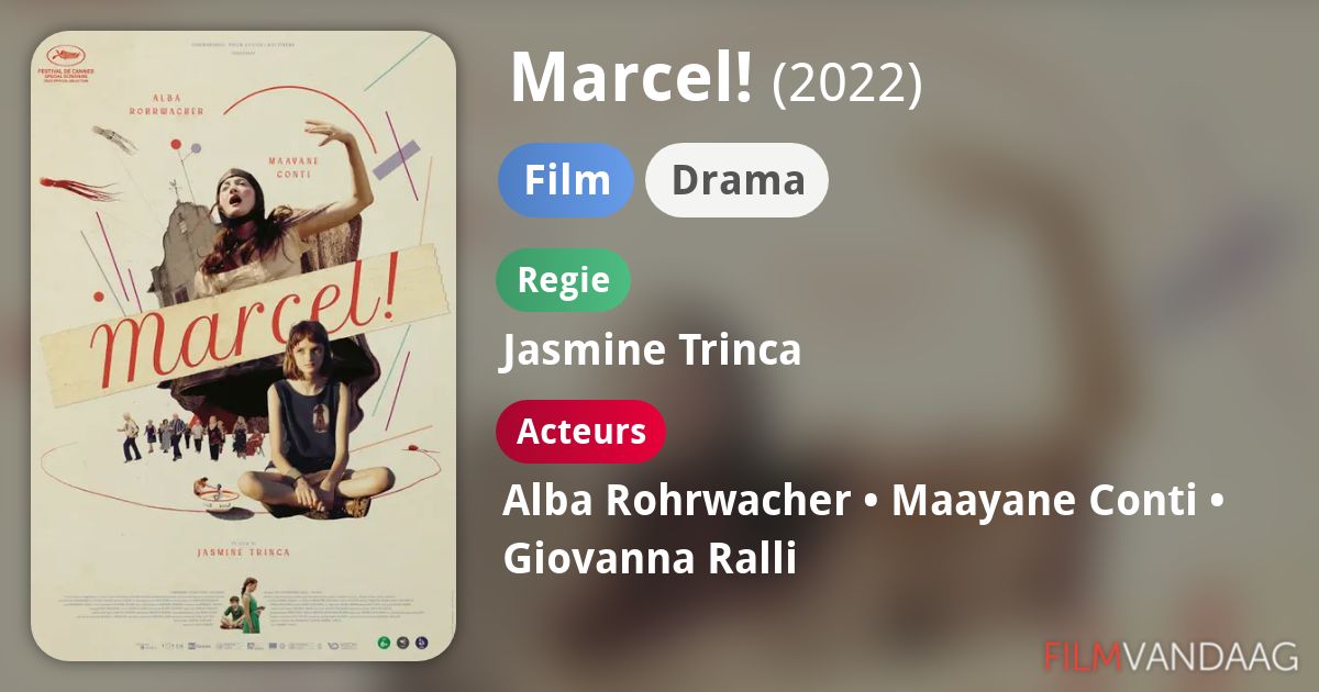Marcel! (film, 2022) - FilmVandaag.nl