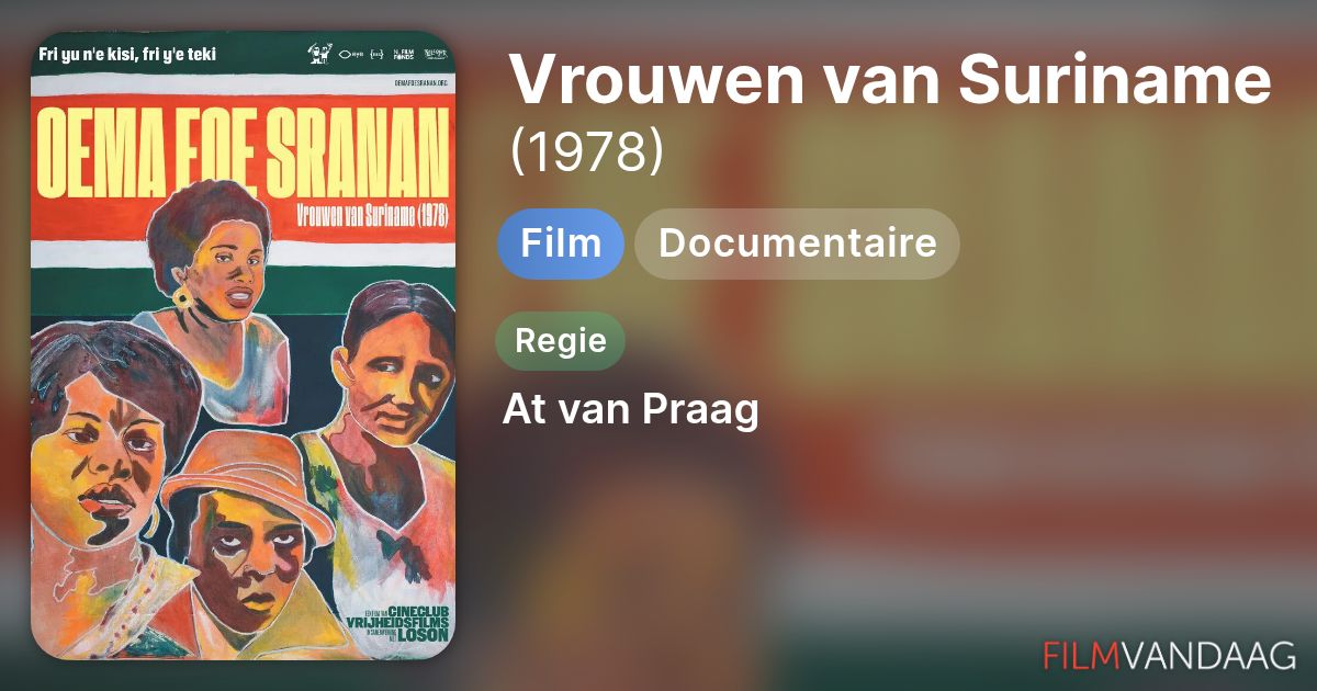 Vrouwen van Suriname (film, 1978) - FilmVandaag.nl