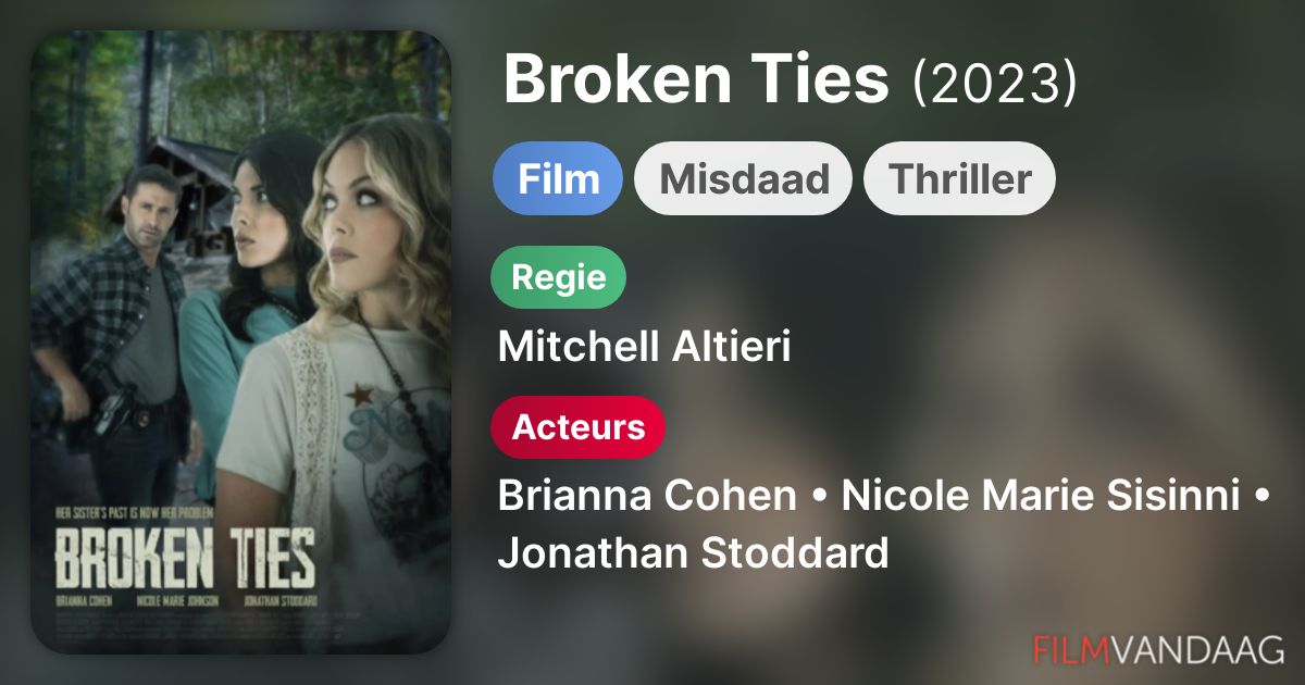 Broken Ties (film, 2022) - FilmVandaag.nl