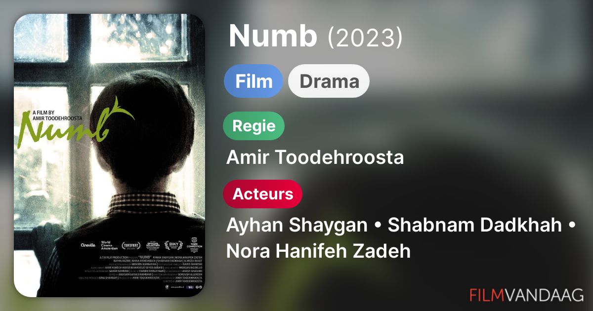 Numb (film, 2023) - FilmVandaag.nl
