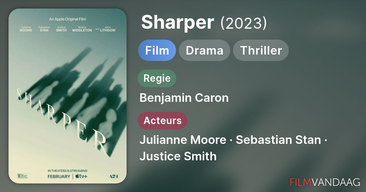 Sharper (film, 2023) - FilmVandaag.nl