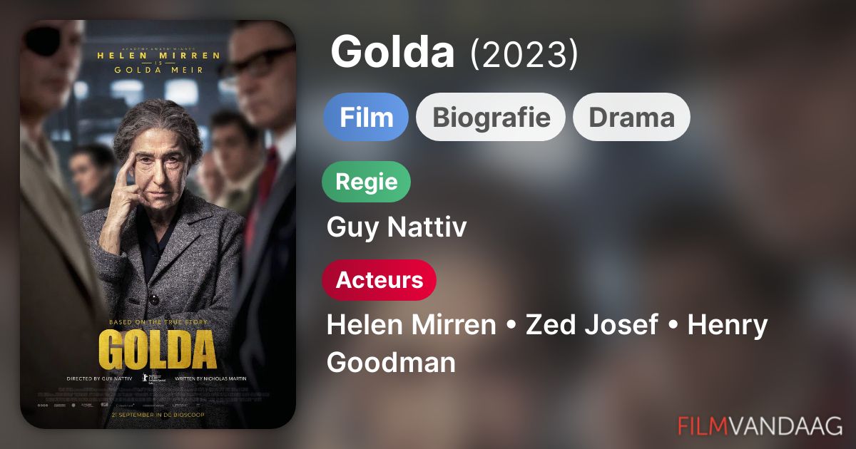 Golda (film, 2023) - FilmVandaag.nl