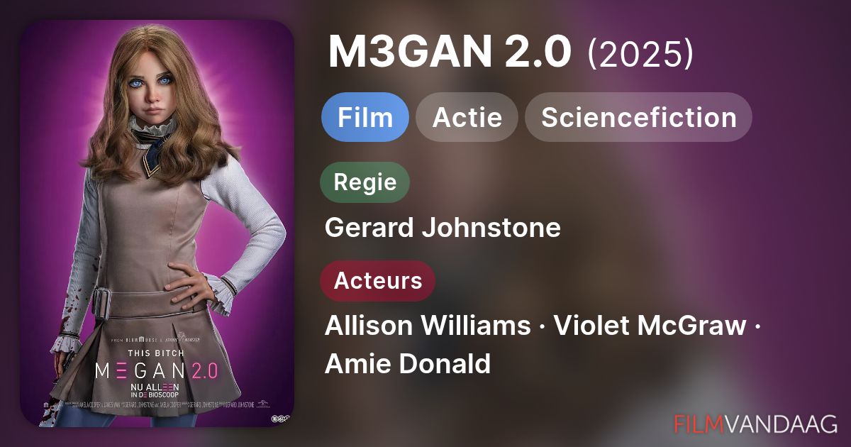 M3GAN 2.0 (film, 2025) - FilmVandaag.nl