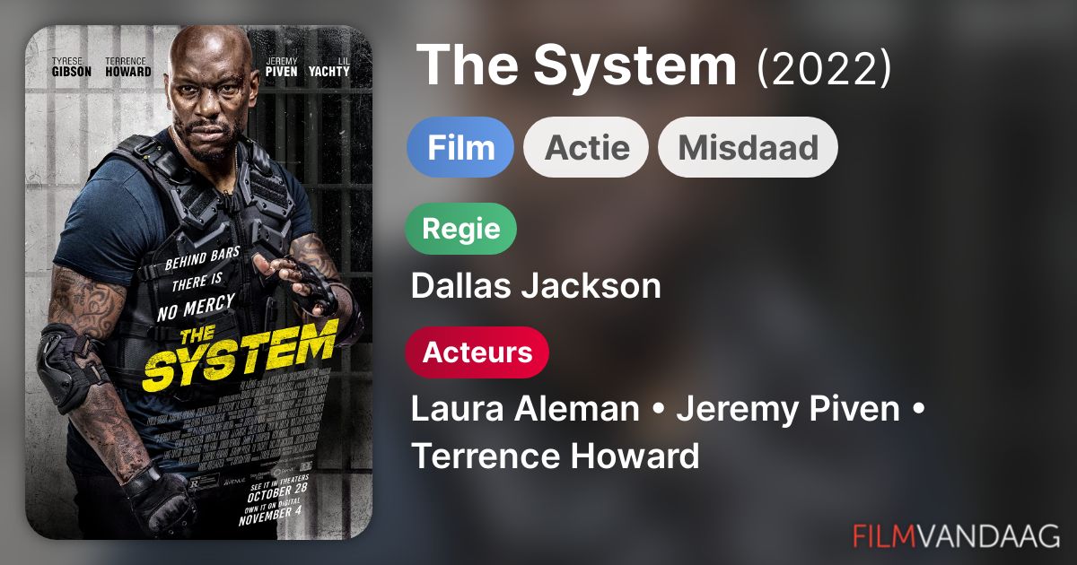 The System (film, 2022) - FilmVandaag.nl