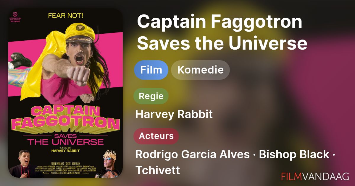 Captain Faggotron Saves the Universe (film, 2023) - FilmVandaag.nl