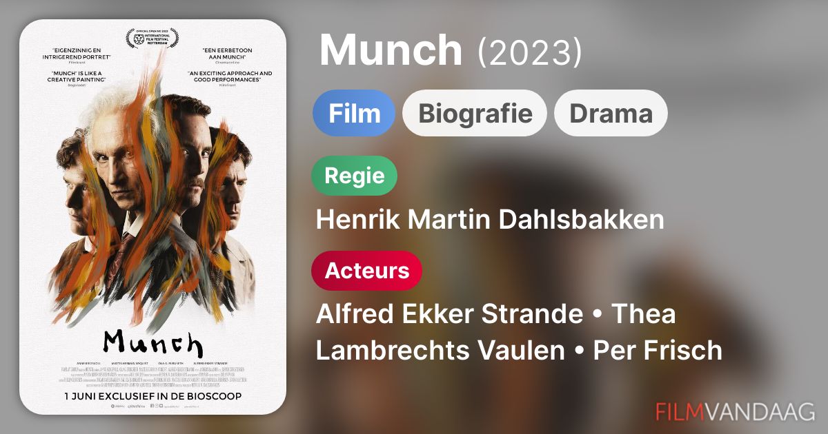 Munch (film, 2023) - FilmVandaag.nl