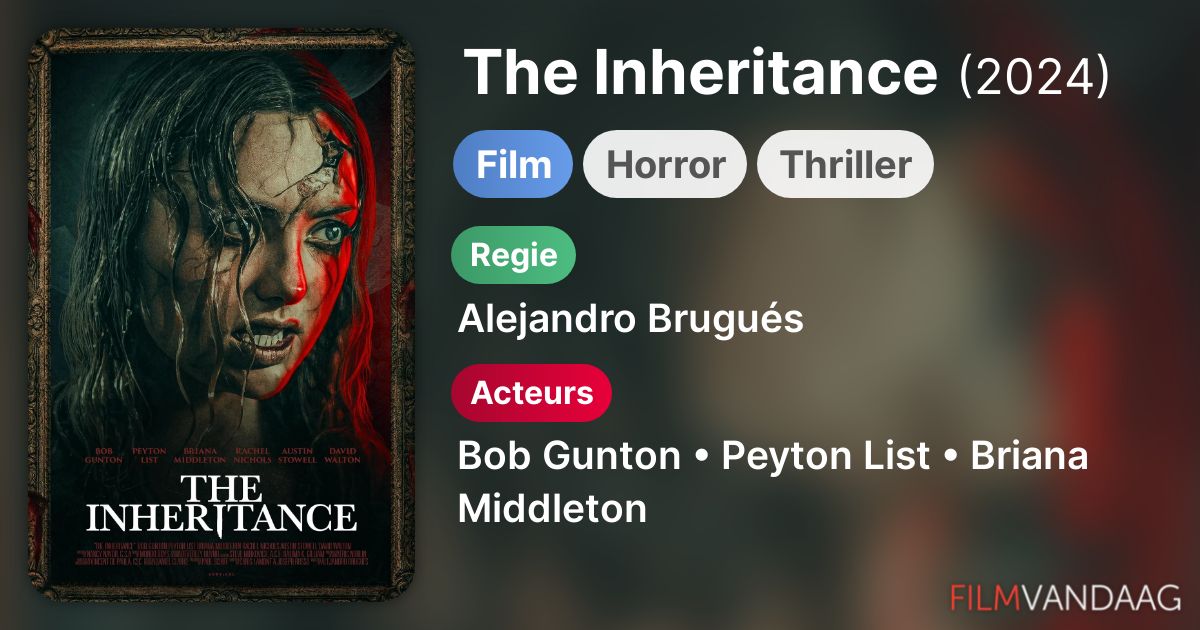The Inheritance (film, 2024) - FilmVandaag.nl