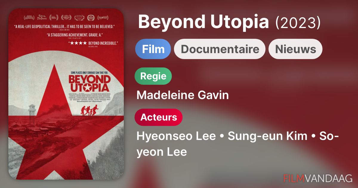 Beyond Utopia (film, 2023) - FilmVandaag.nl
