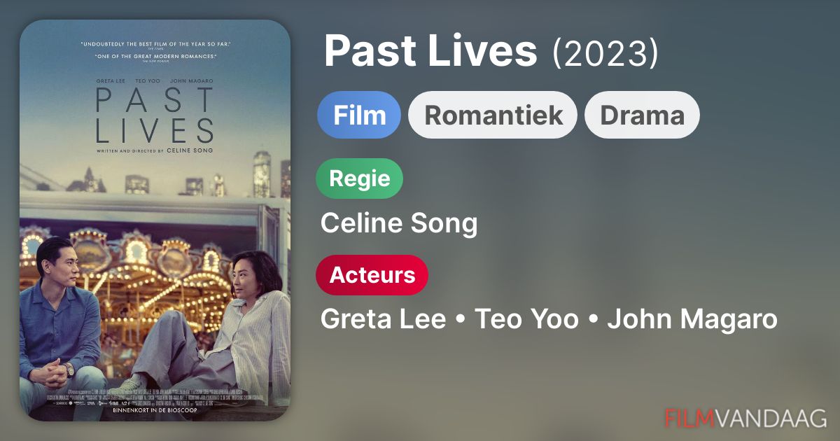 Past Lives (film, 2023) - FilmVandaag.nl