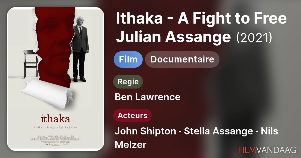 Ithaka - A Fight to Free Julian Assange (film, 2021) - FilmVandaag.nl
