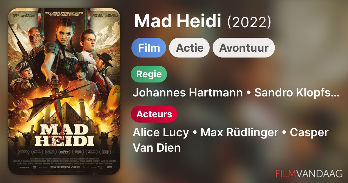 Mad Heidi (film, 2022) - FilmVandaag.nl