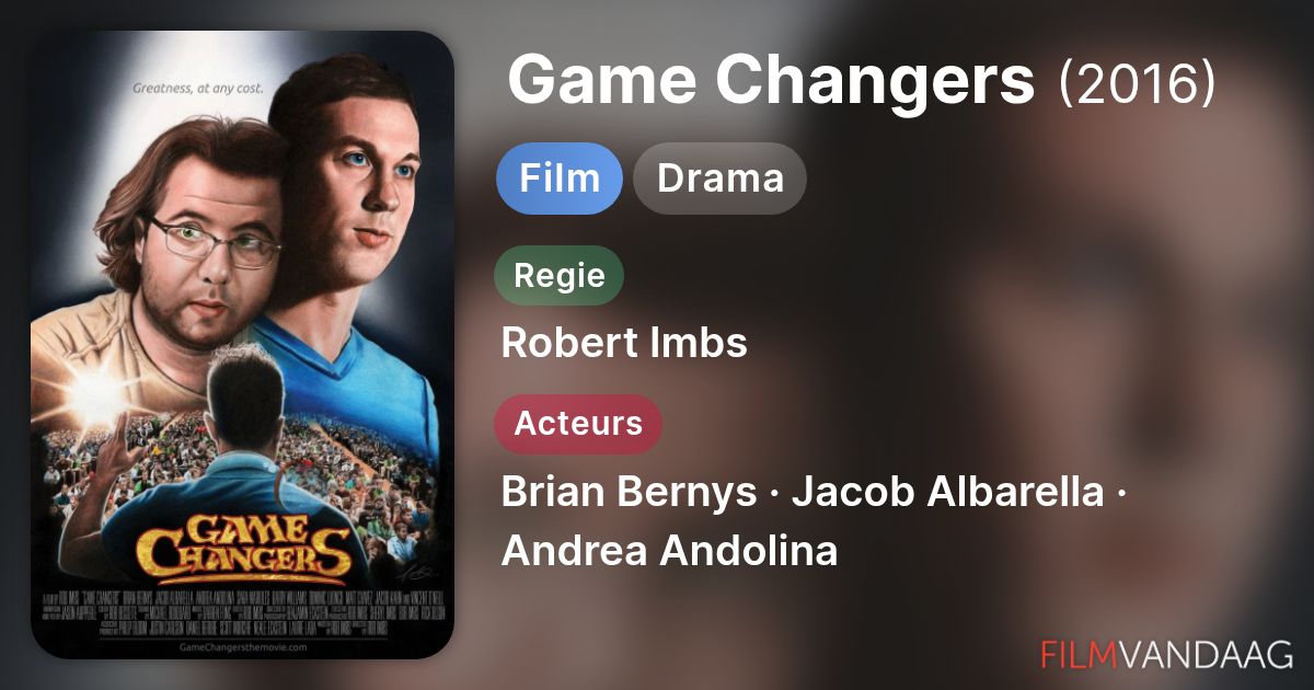 Game Changers (film, 2016) - FilmVandaag.nl