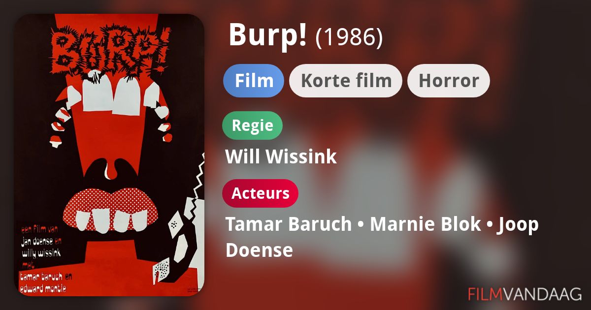 Burp! (film, 1986) - FilmVandaag.nl