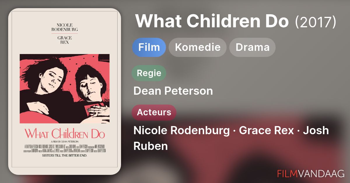 What Children Do (film, 2017) - FilmVandaag.nl