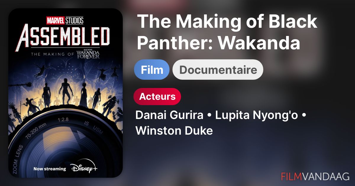 The Making of Black Panther: Wakanda Forever (film, 2023) - FilmVandaag.nl