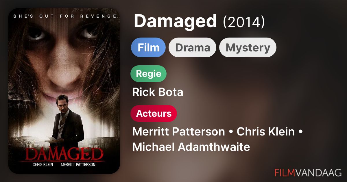 Damaged (film, 2014) - FilmVandaag.nl