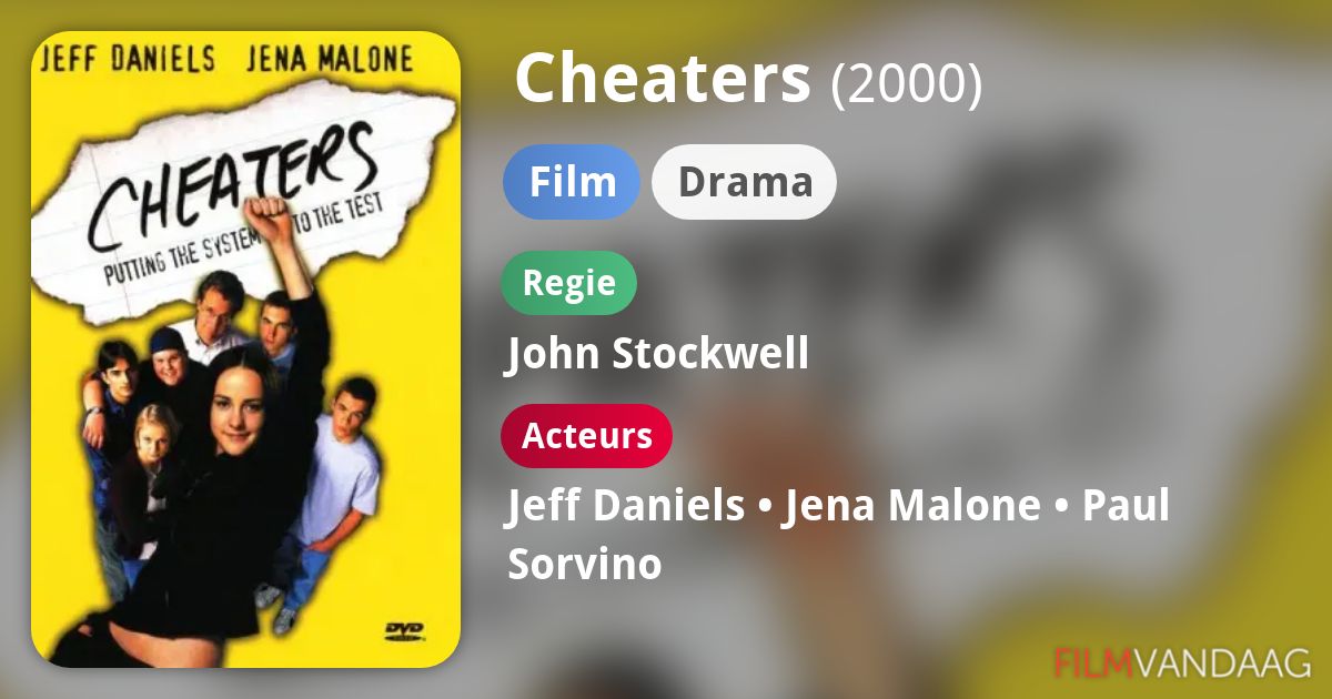 Cheaters (film, 2000) Nu Online Kijken - FilmVandaag.nl