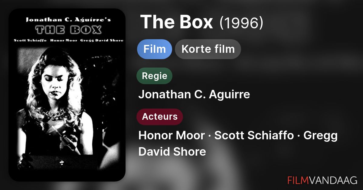 The Box (film, 1996) - FilmVandaag.nl