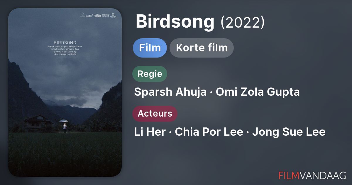 Birdsong (film, 2022) - FilmVandaag.nl