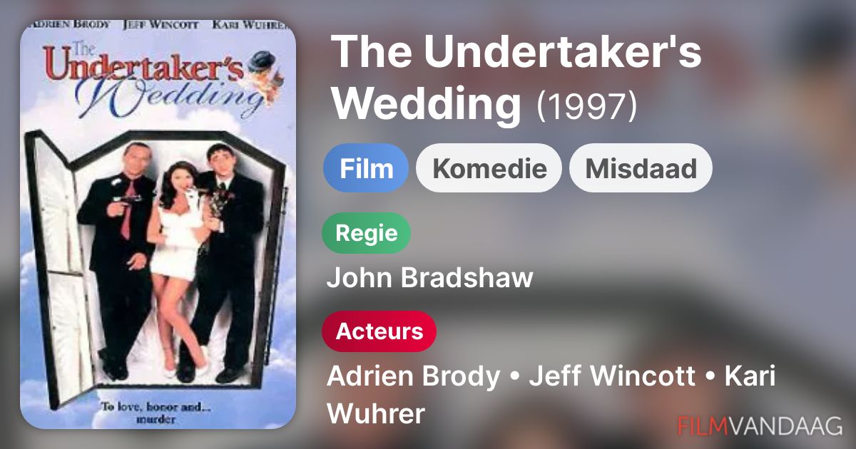 The Undertaker's Wedding (film, 1998) - FilmVandaag.nl