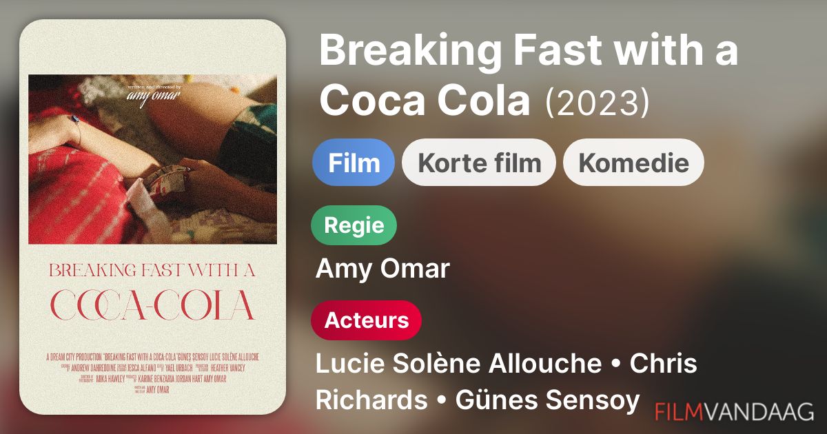 Breaking Fast with a Coca Cola (film, 2023) kopen op dvd of blu-ray ...