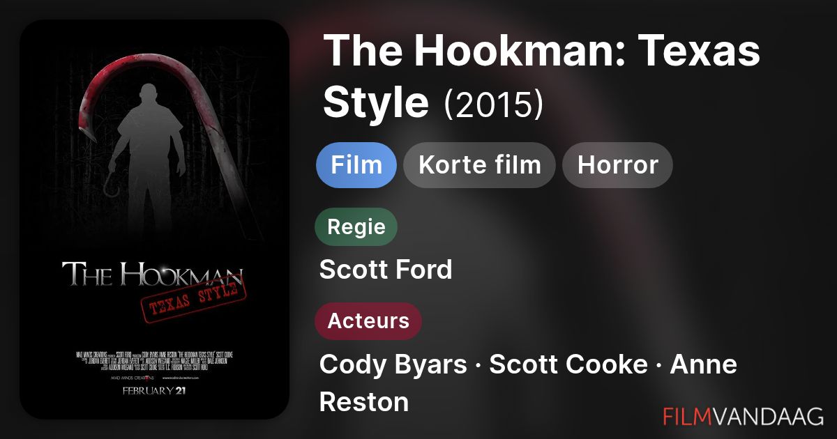 The Hookman: Texas Style (film, 2015) - FilmVandaag.nl