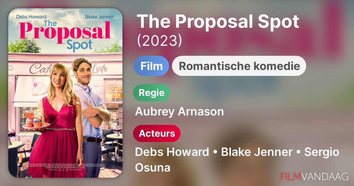 The Proposal Spot (film, 2023) - FilmVandaag.nl