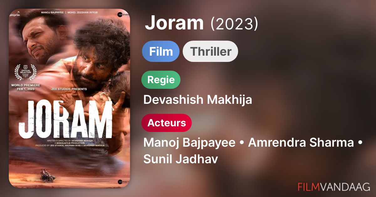 Joram (film, 2023) - FilmVandaag.nl