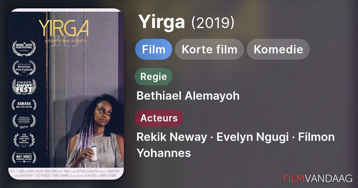 Yirga (film, 2019) - FilmVandaag.nl