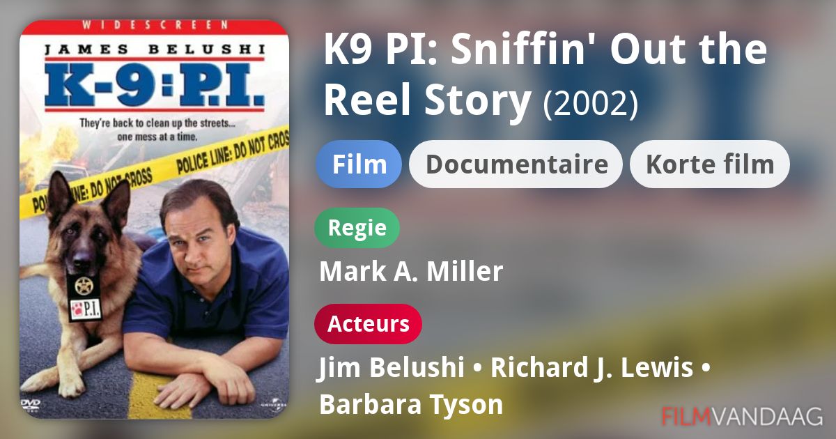 K9 PI: Sniffin' Out the Reel Story (film, 2002) - FilmVandaag.nl