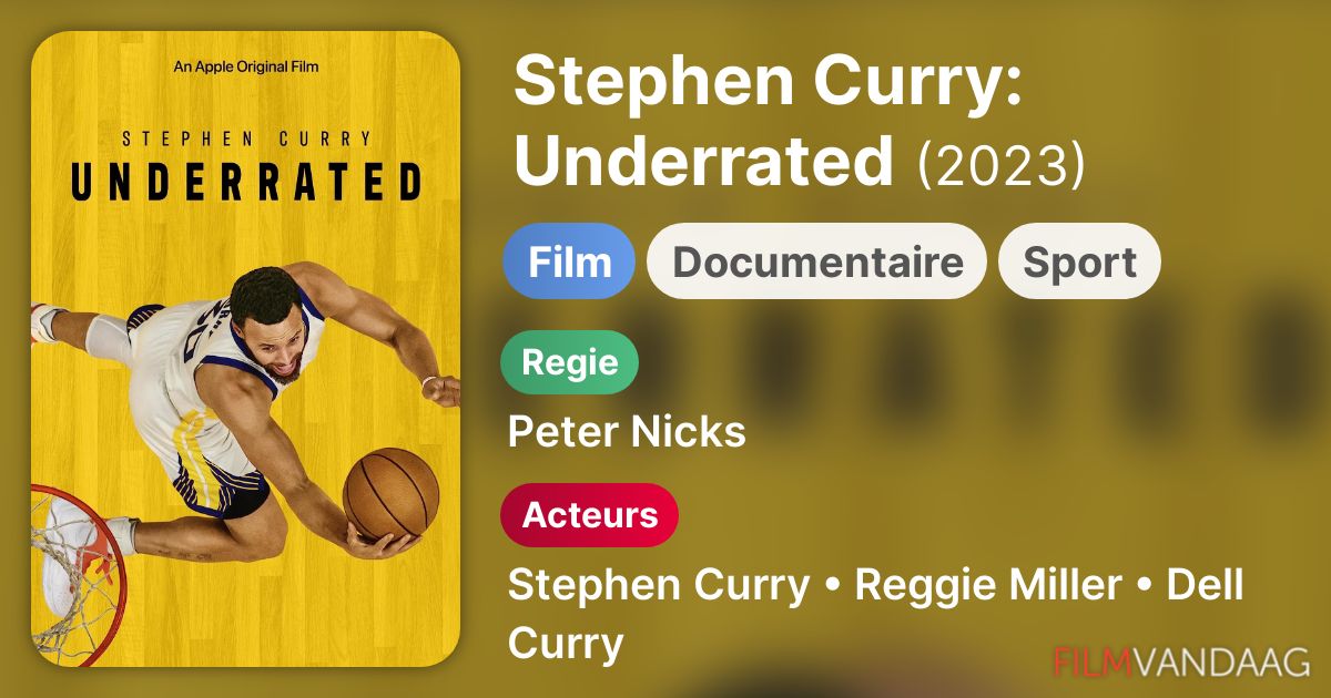 Stephen Curry: Underrated (film, 2023) - FilmVandaag.nl