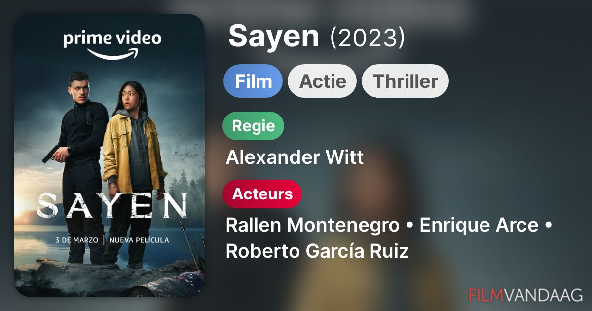 Sayen (film, 2023) - FilmVandaag.nl