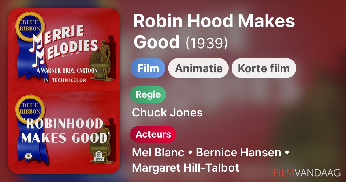 Robin Hood Makes Good (film, 1939) - FilmVandaag.nl