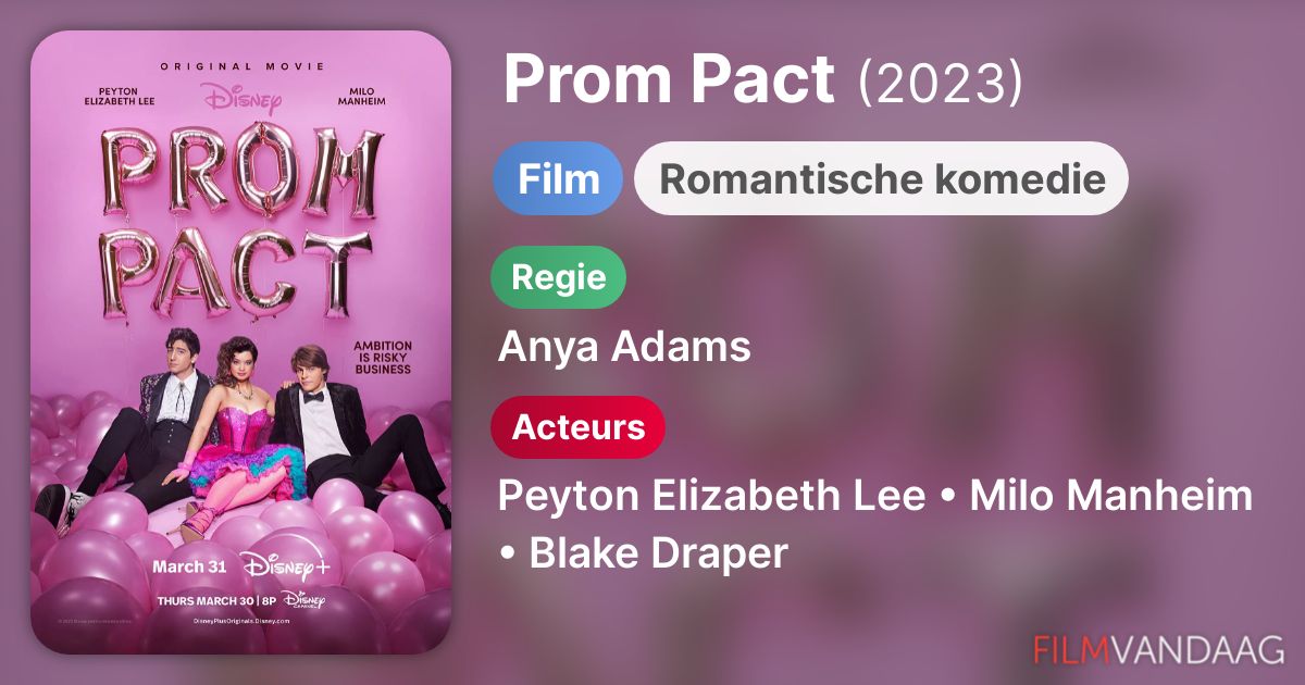 Prom Pact (film, 2023) - FilmVandaag.nl