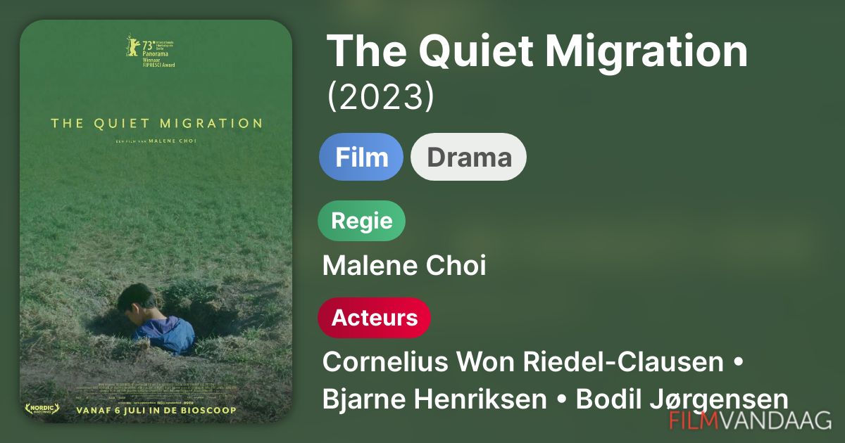 The Quiet Migration (film, 2023) - FilmVandaag.nl