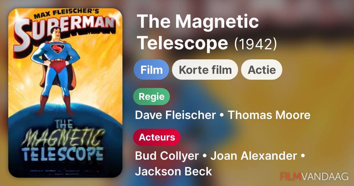 The Magnetic Telescope (film, 1942) - FilmVandaag.nl