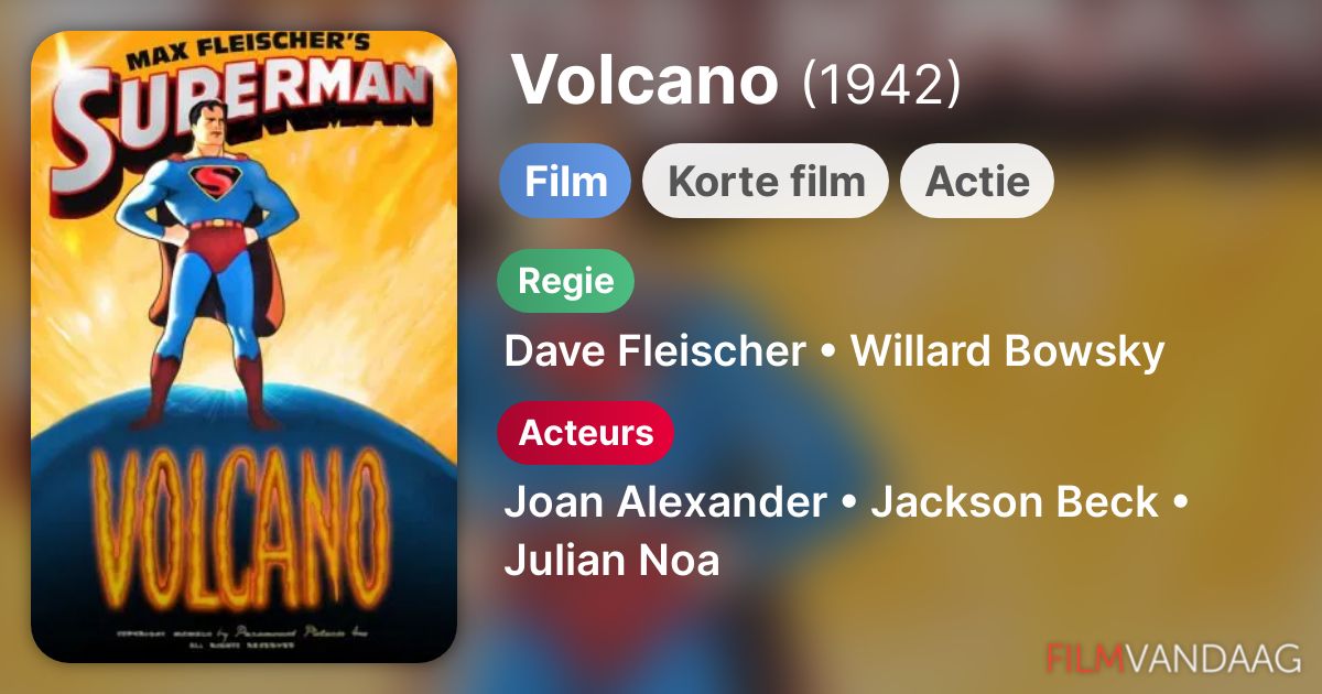 Volcano (film, 1942) - FilmVandaag.nl
