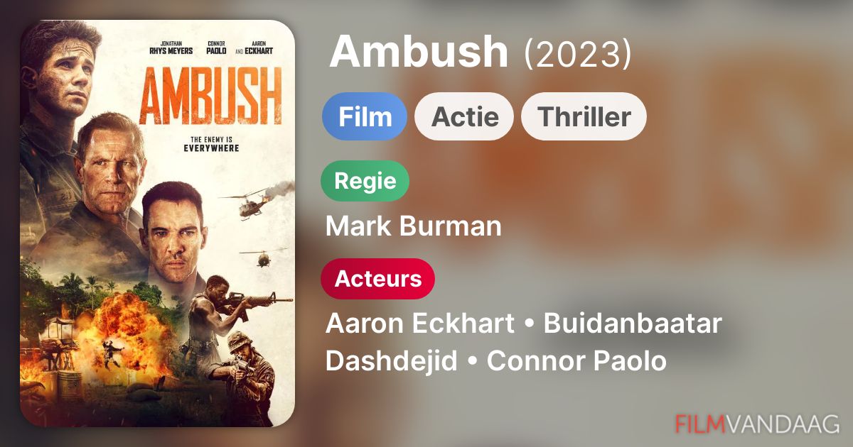 Ambush (film, 2023) - FilmVandaag.nl