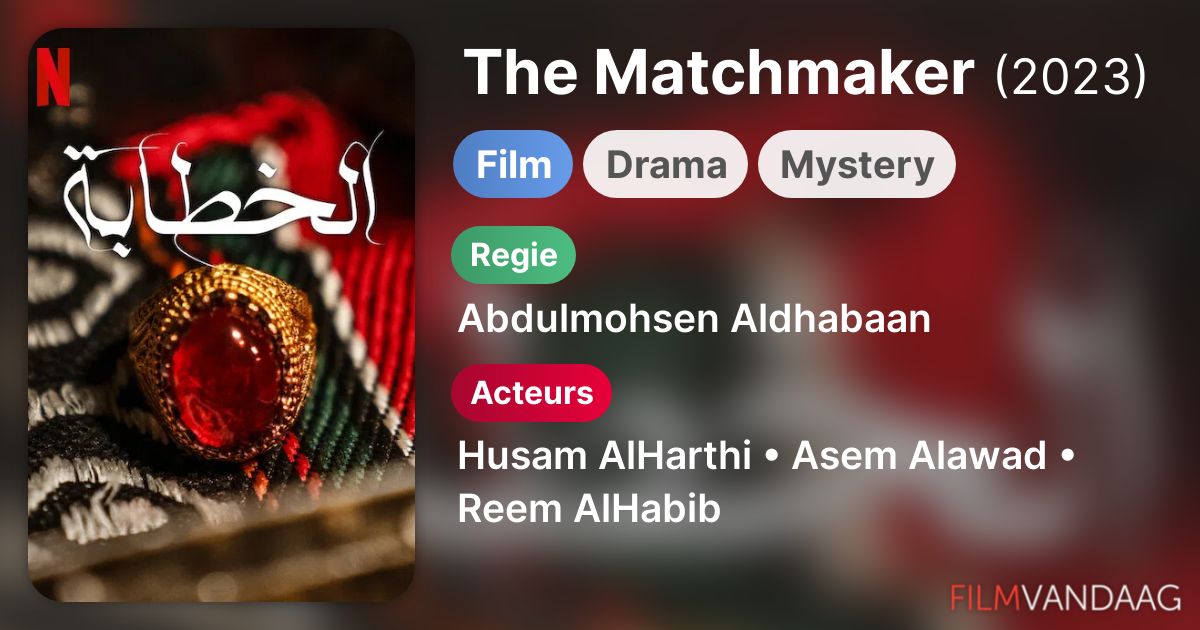 The Matchmaker (film, 2023) - FilmVandaag.nl