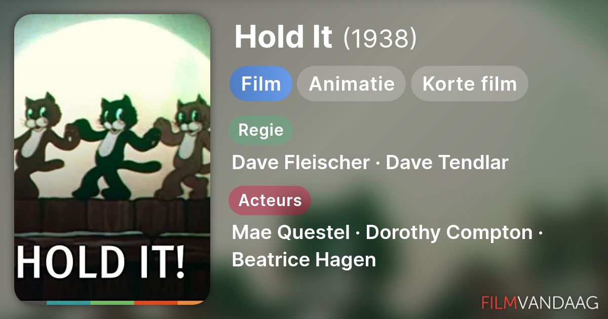 Hold It (film, 1938) - FilmVandaag.nl